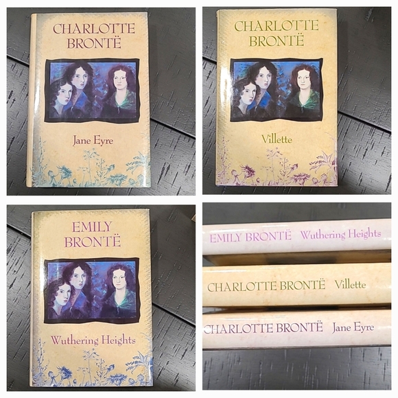Vintage | Accents | Hardcover 3 Vintage Bronte Sister Books Jane Eyre ...